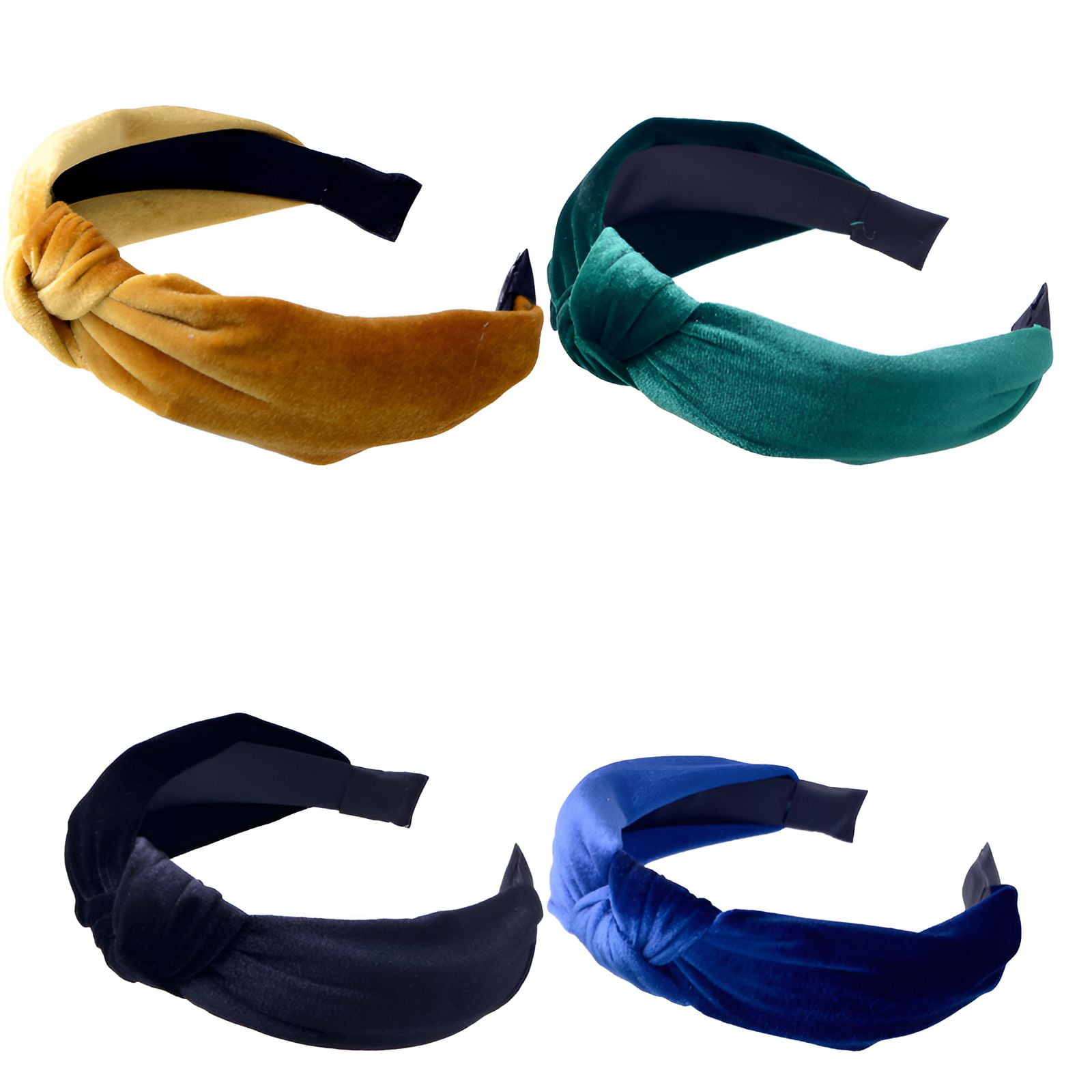 TELOLY 4Pcs Headbands for Women,Cloth Wide Headband,Hairbands for Women ...