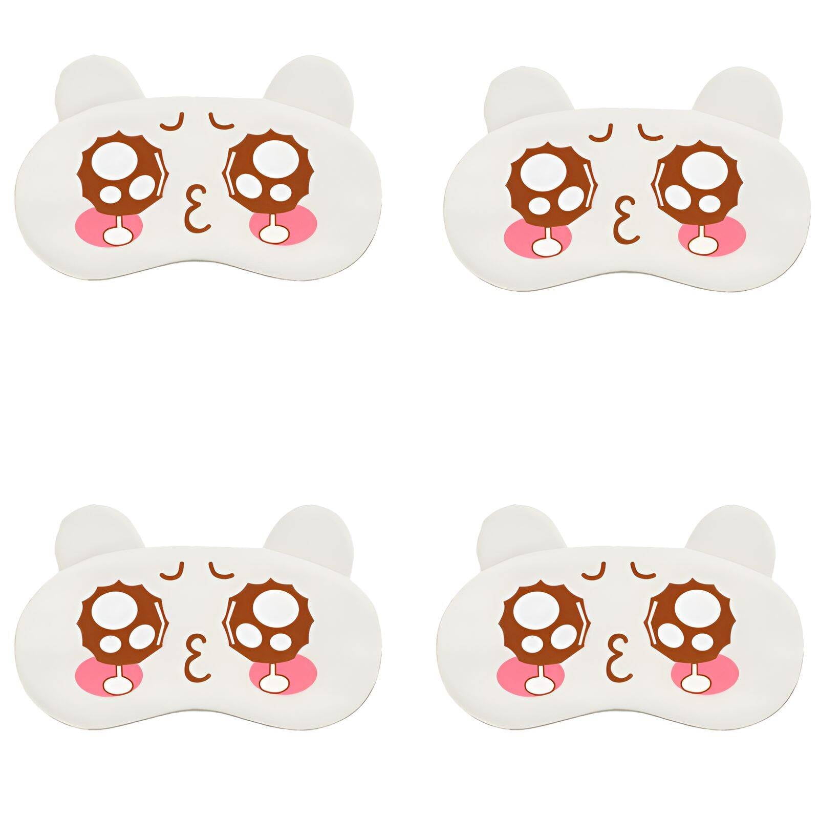 TELOLY 4Pcs Kids Sleep Mask,7.87*3.94"Sleep Masks,Plush Sleep Masks for ...