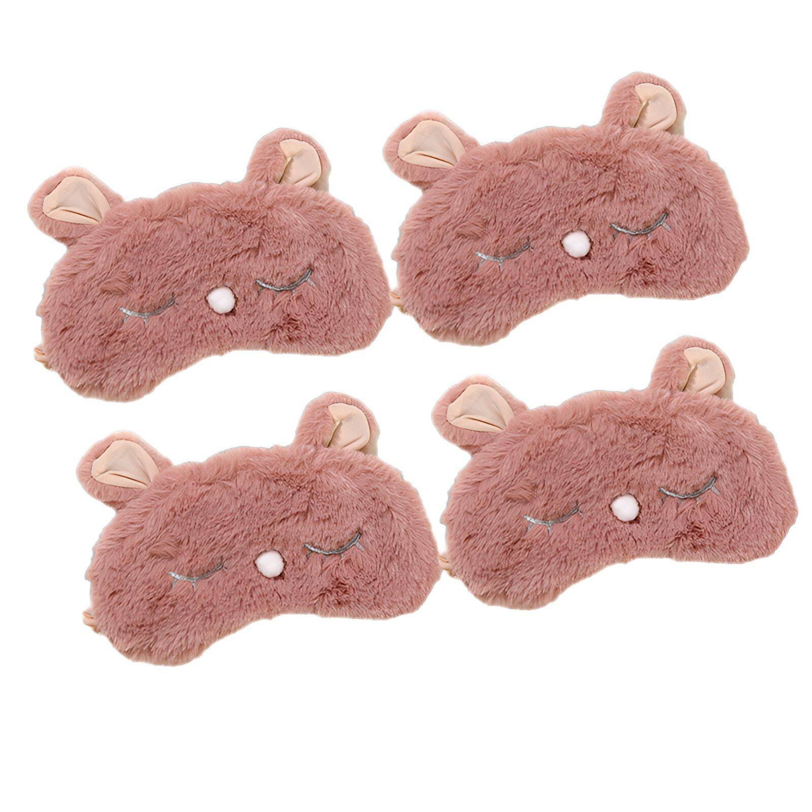 TELOLY 4Pcs Kids Sleep Mask,7.87*3.94"Eye Masks for Sleep,Plush ...