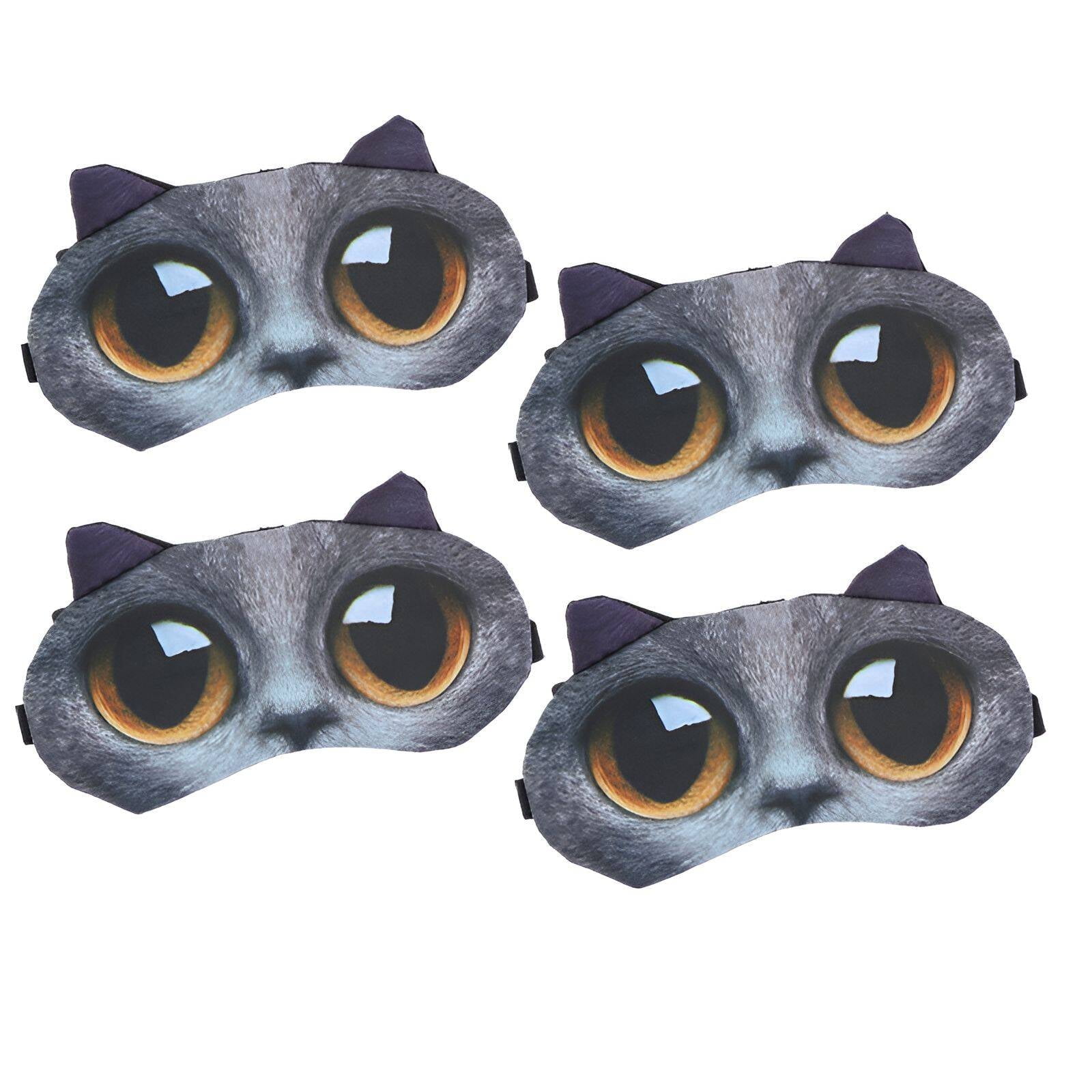 TELOLY 4Pcs Kids Sleep Mask,7.87*3.94"Sleep Masks,Polyester Sleeping ...