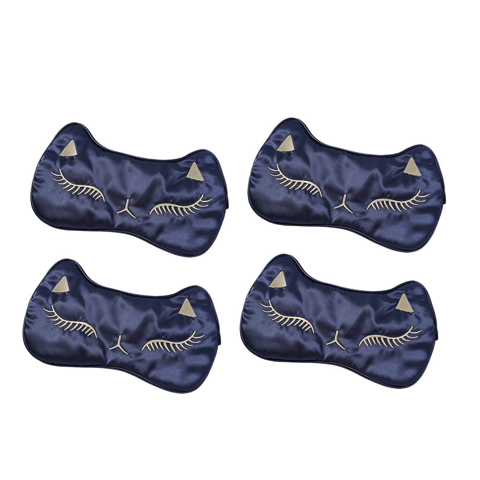 TELOLY 4Pcs Kids Sleep Mask,7.87*3.94"Silk Eye Mask,Silk Silk Eye Mask ...