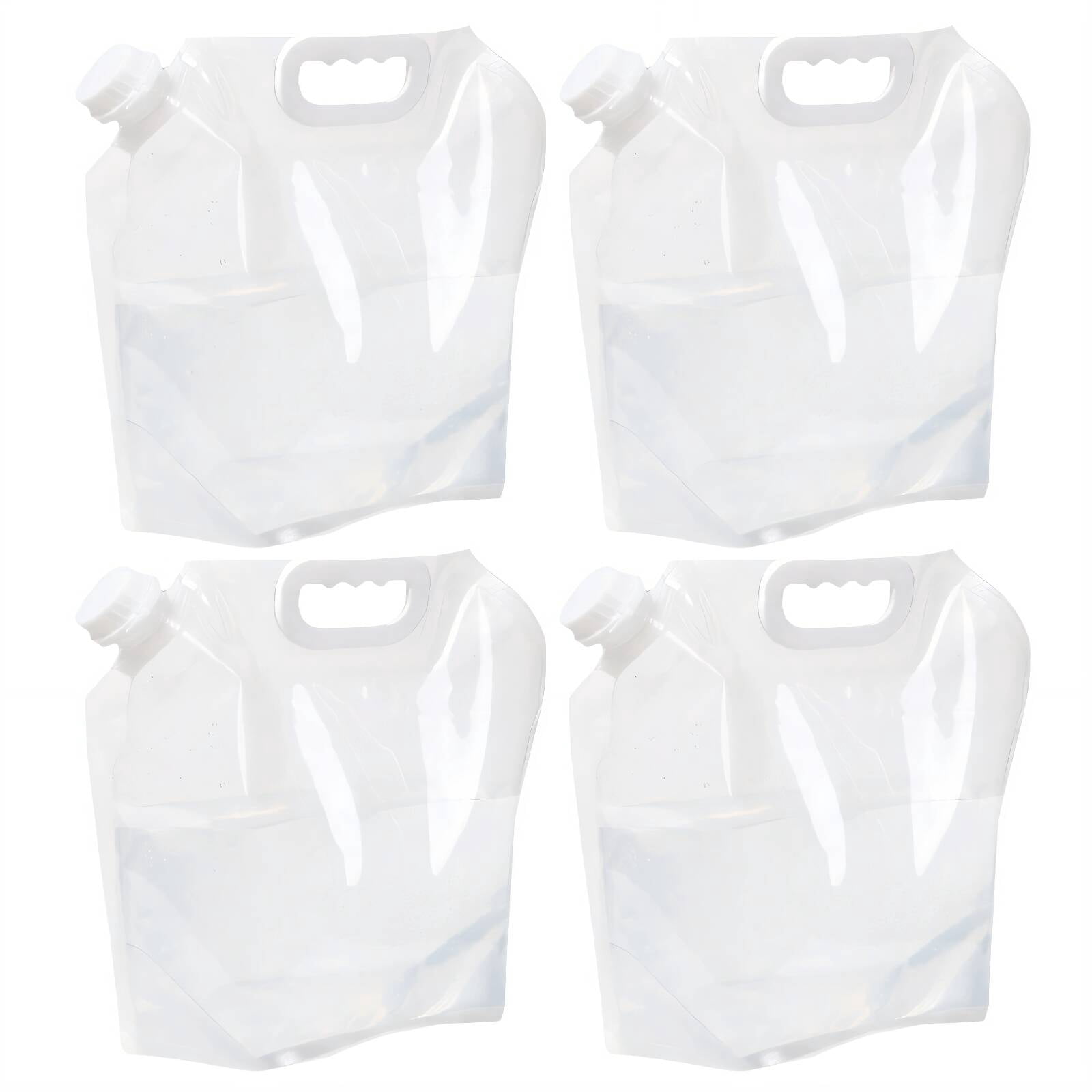 TELOLY 4Pcs Outdoor Water Storage Bags,Rotating Faucet Plastic Water ...