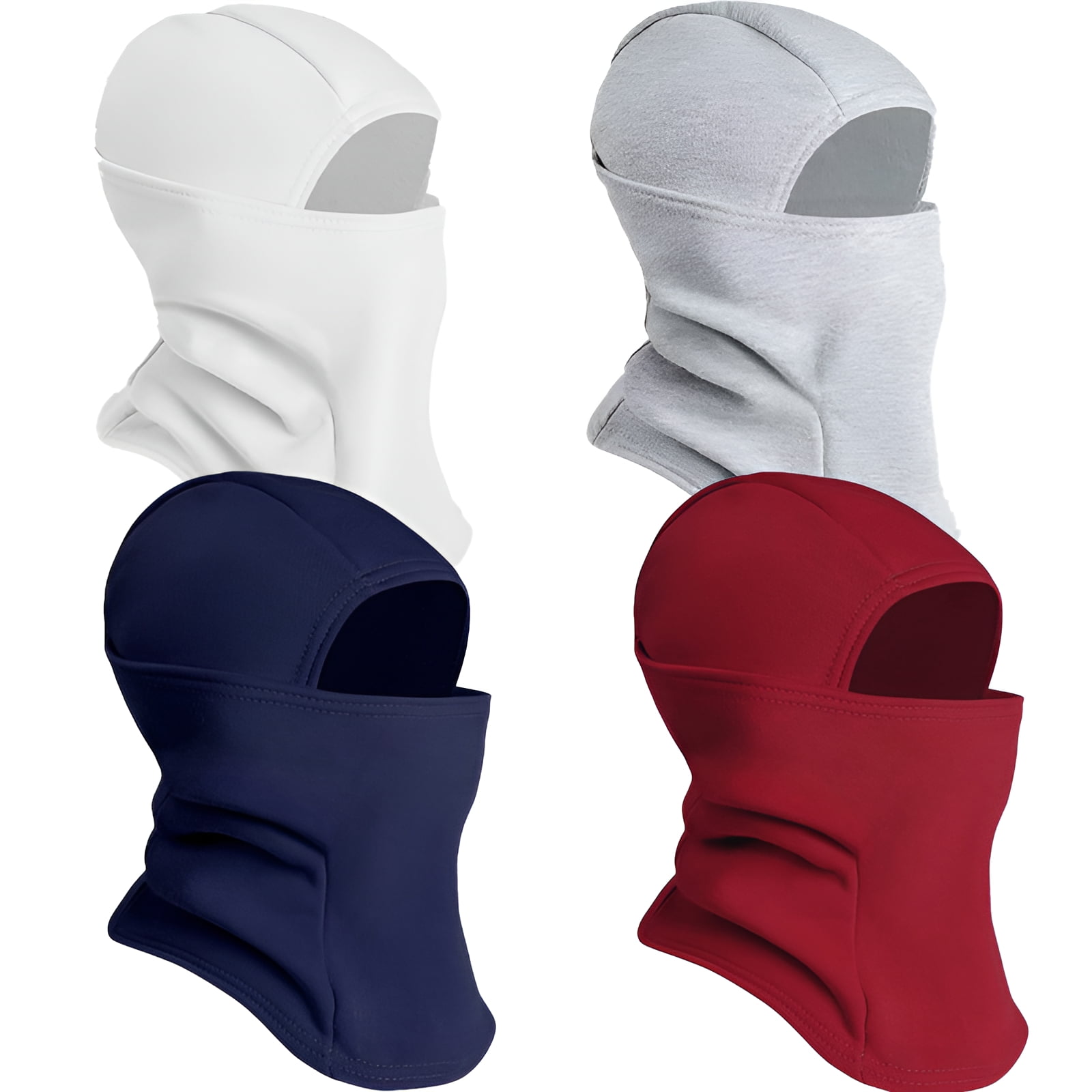 TELOLY 4Pcs Ski Mask Elegant Appearance Face Mask for Cold Weather Anti ...