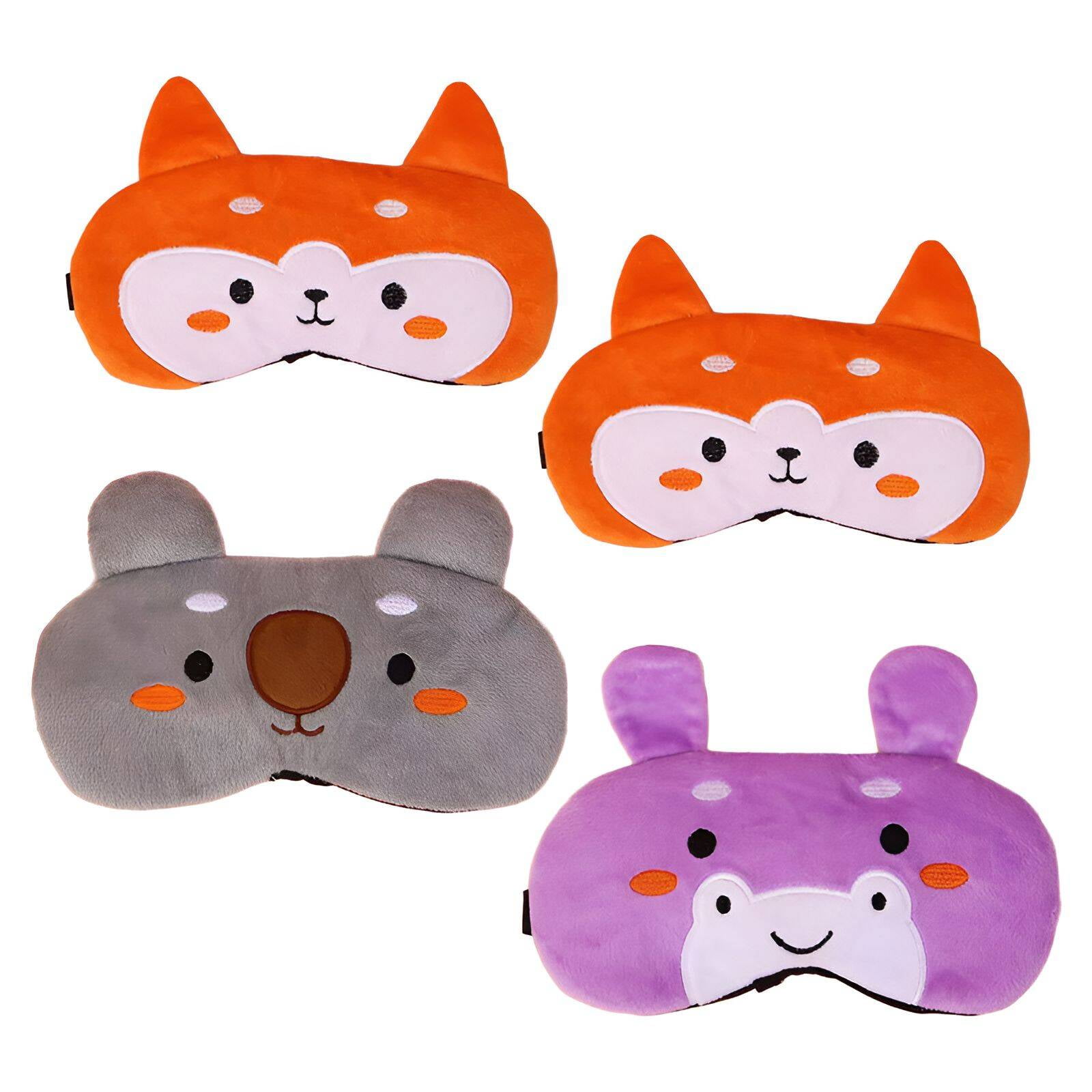 TELOLY 4Pcs Sleep Mask for Kids,Silky Texture Aids Relaxation Eye Masks ...