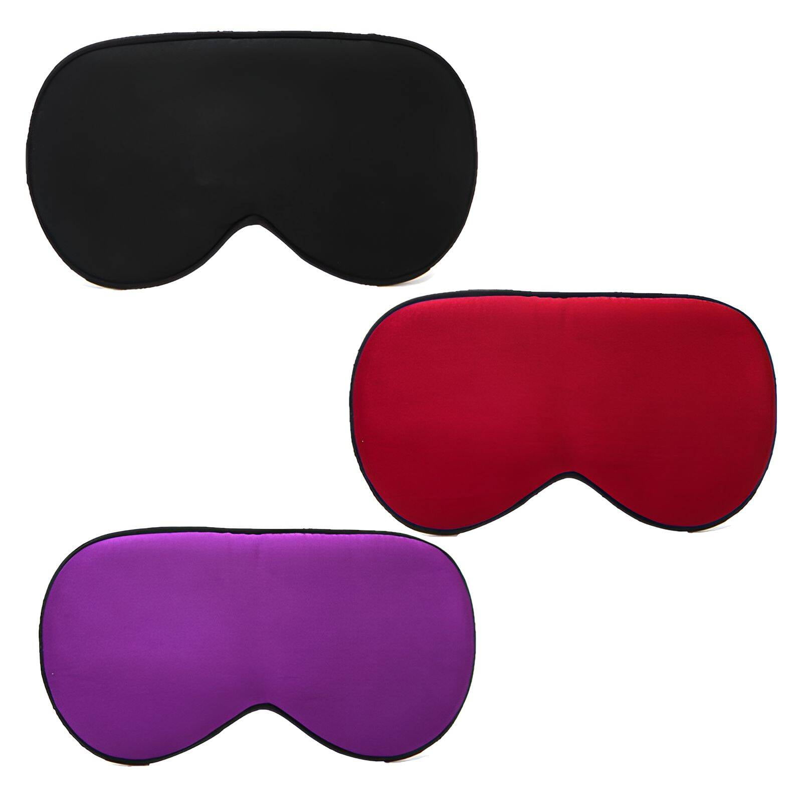TELOLY 4Pcs Sleeping Eye Mask,8.66*4.33"Silk Eye Mask,Silk Silk Eye ...