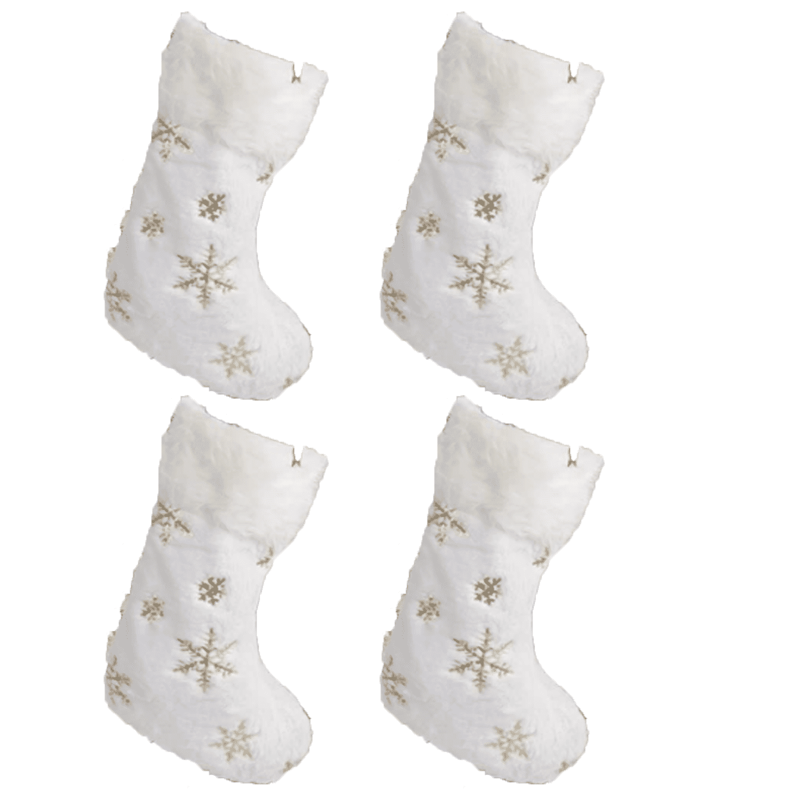 TELOLY 4Pcs Stocking,Dazzling Sequin Snowflakes Christmas Stocking ...