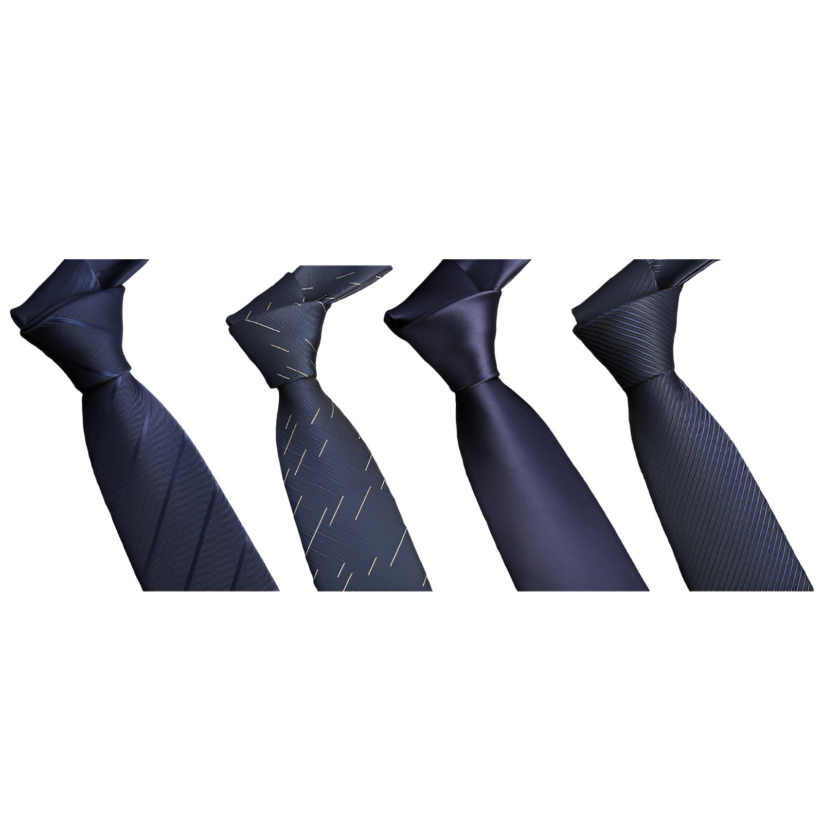 TELOLY 4Pcs Ties for Men,Fine Fabric Mens Ties,Pure Appearance Mens Tie ...