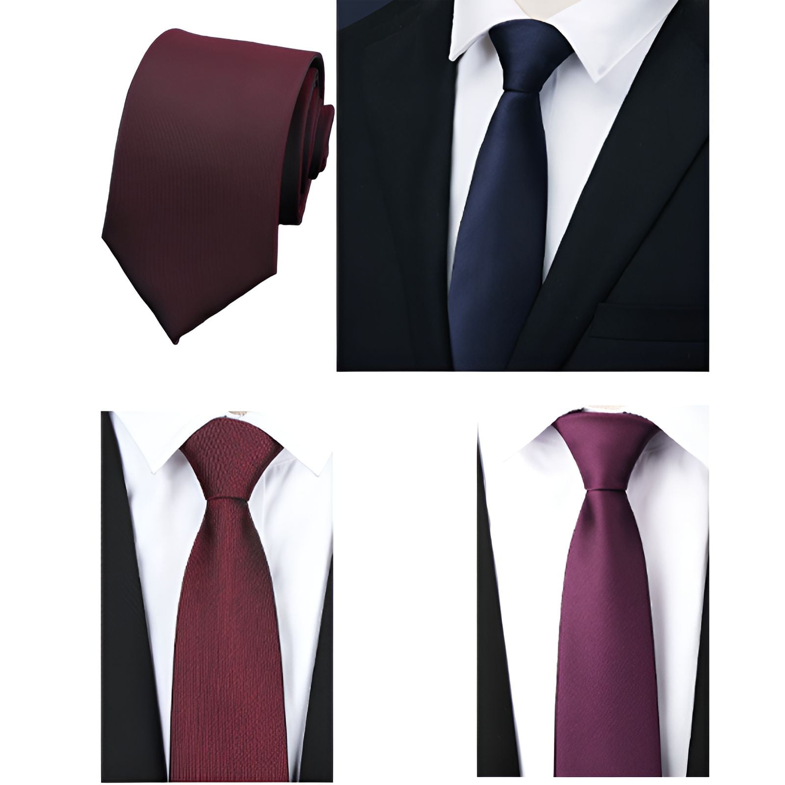 TELOLY 4Pcs Ties for Men,Handcrafted Craft Mens Ties,Innovative Design ...