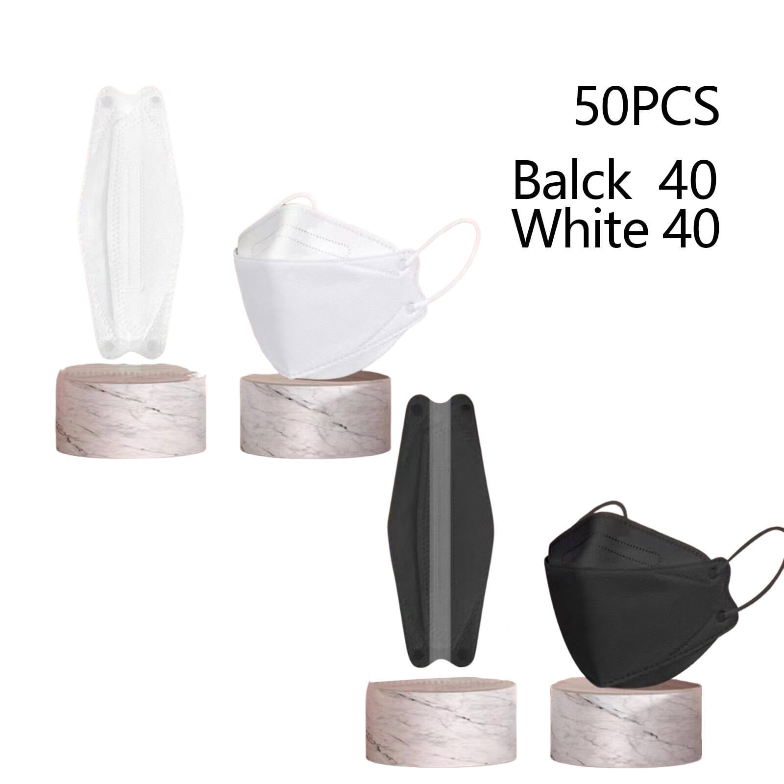 TELOLY 50Pcs Face Masks,Adjustable KN95 Masks for Adults,High ...