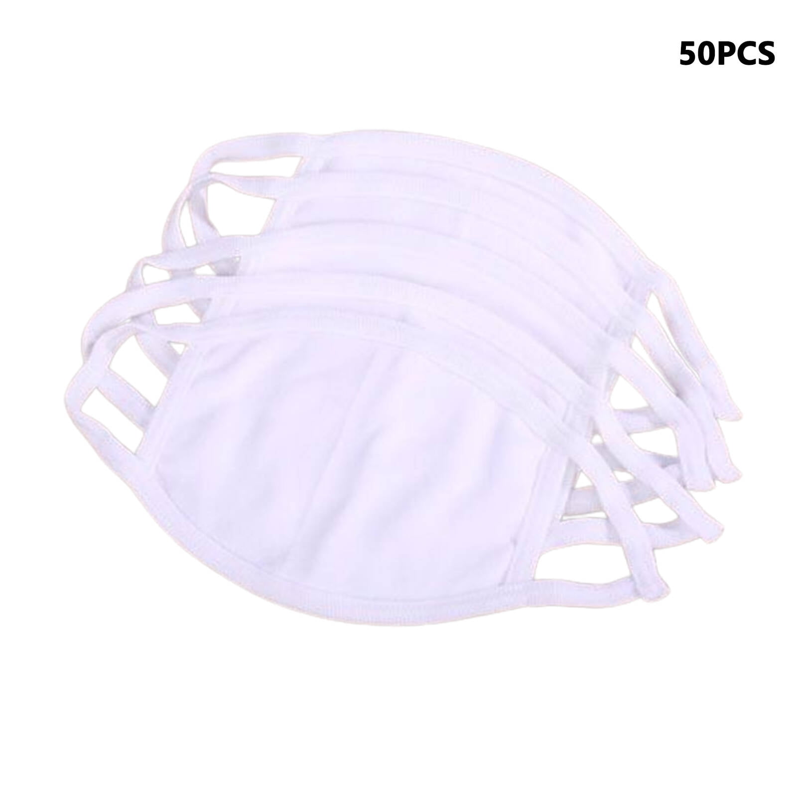 TELOLY 50Pcs Full Face Mask,Robust Filtration Design facemask,Soft and ...