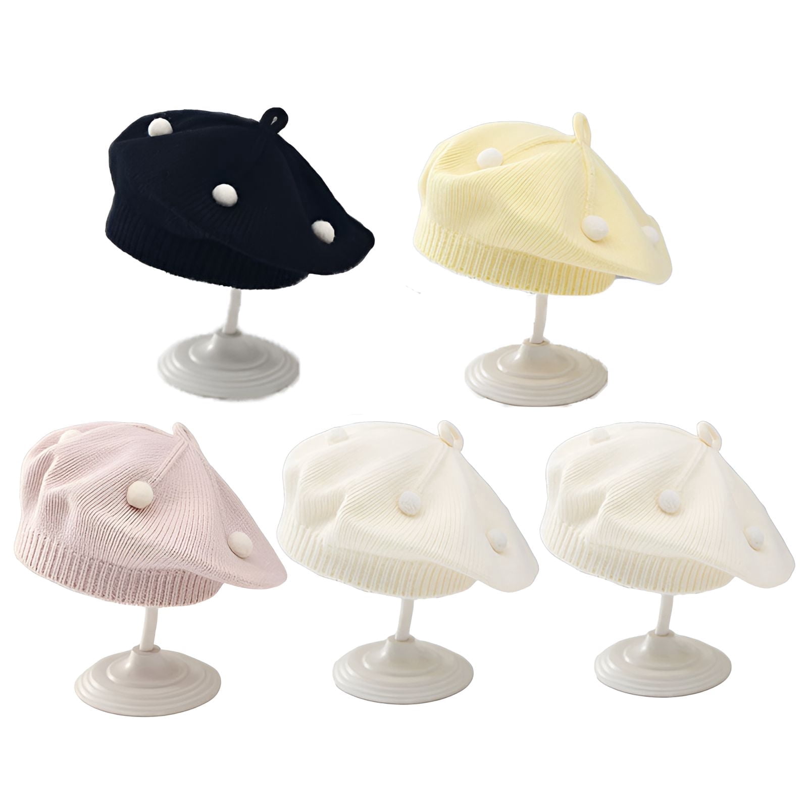 TELOLY 5Pcs Baby Hats, Newborn Hats for Boys, Newborn Hats,Color ...