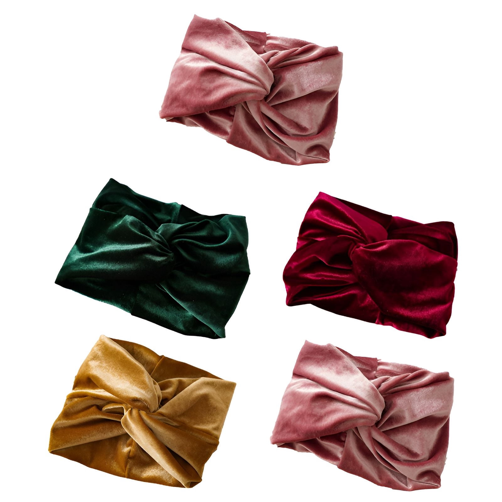 TELOLY 5Pcs Headbands for Women,Cloth Wide Headband,Headbands for Women ...