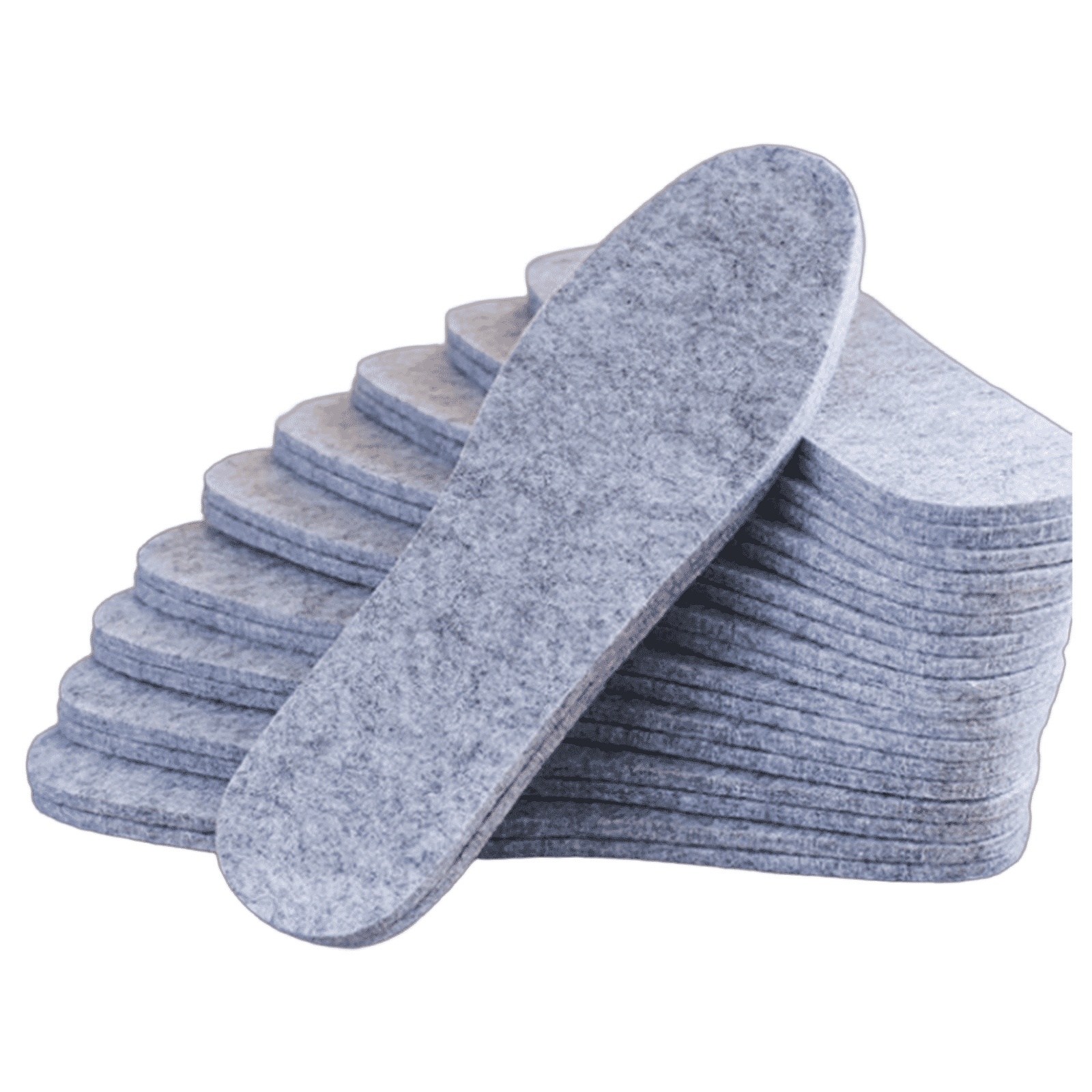 TELOLY 5Pcs Insoles Men Washable Felt Material Move Insoles Breathable ...