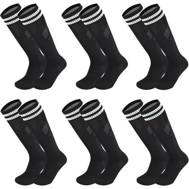 10 Pairs Kids Soccer Socks Stretchy Knee High Tube Socks Colorful ...