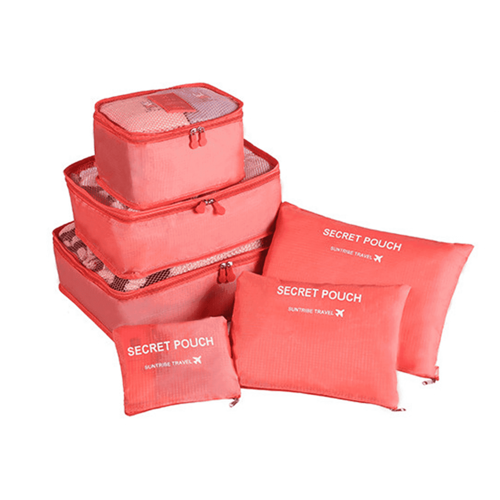 TELOLY 6 Pcs Packing Cubes Compression Packing Cubes for Travel Storage ...