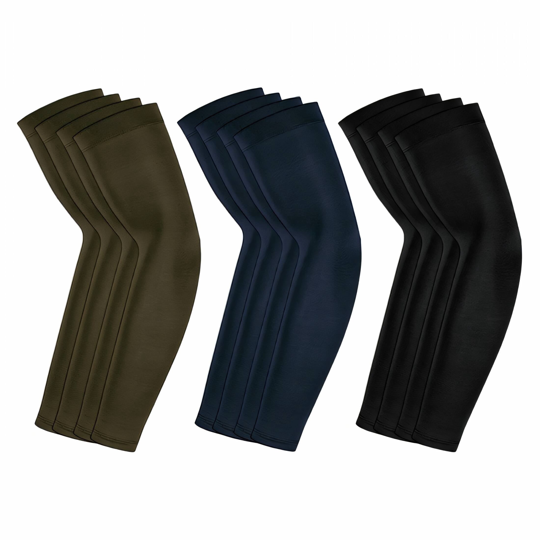 TELOLY 6Pairs Arm Sleeves,Gentle Texture UPF50+ Polyester Arm Sleeves ...