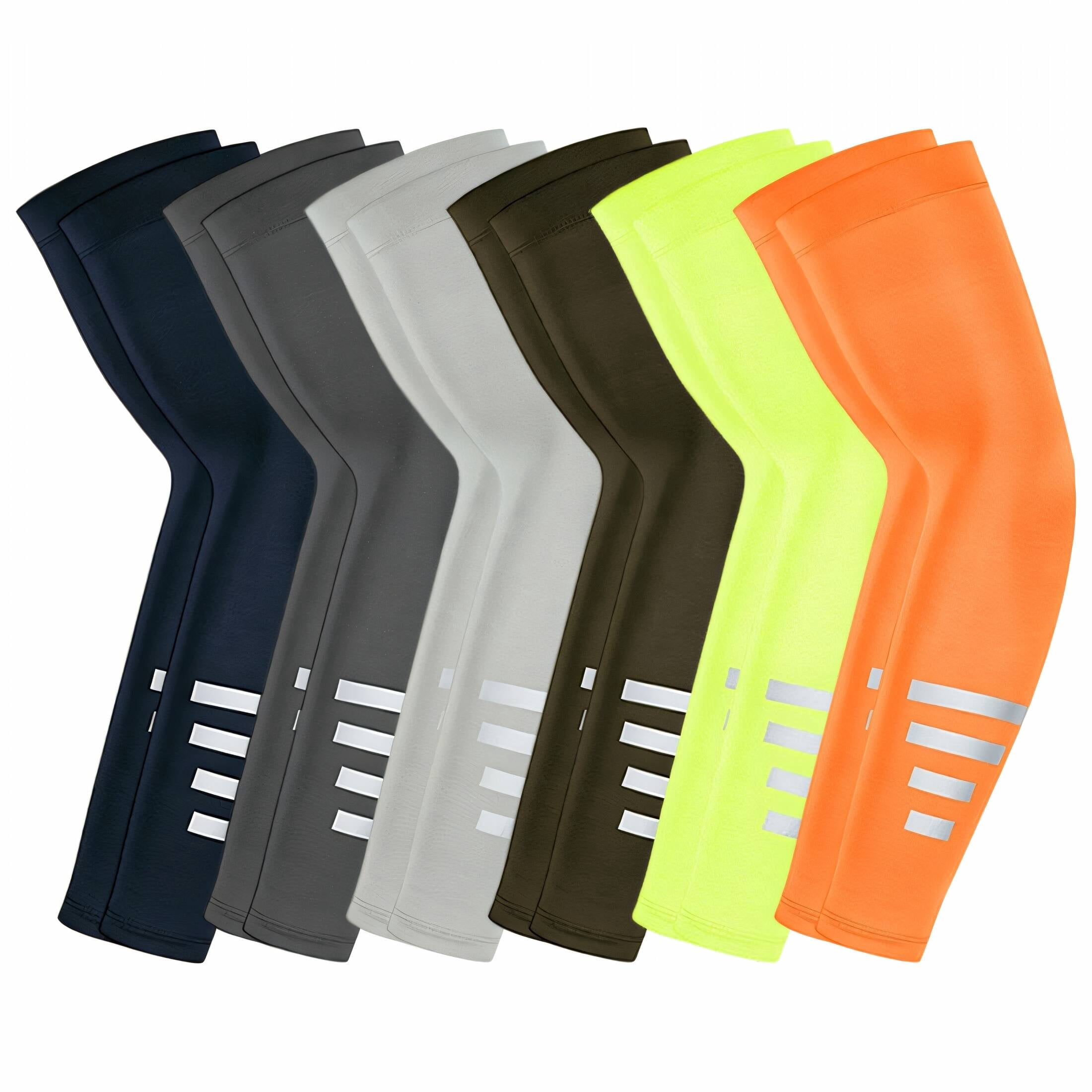 TELOLY 6Pairs Arm Sleeves,Shaped Arm Outline UPF50+ Polyester Arm ...