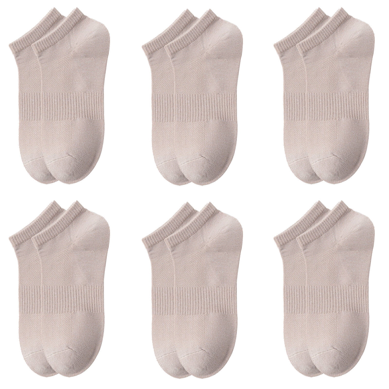 TELOLY 6Pairs Mens Ankle Socks,Compact Design Moisture Wicking Socks ...