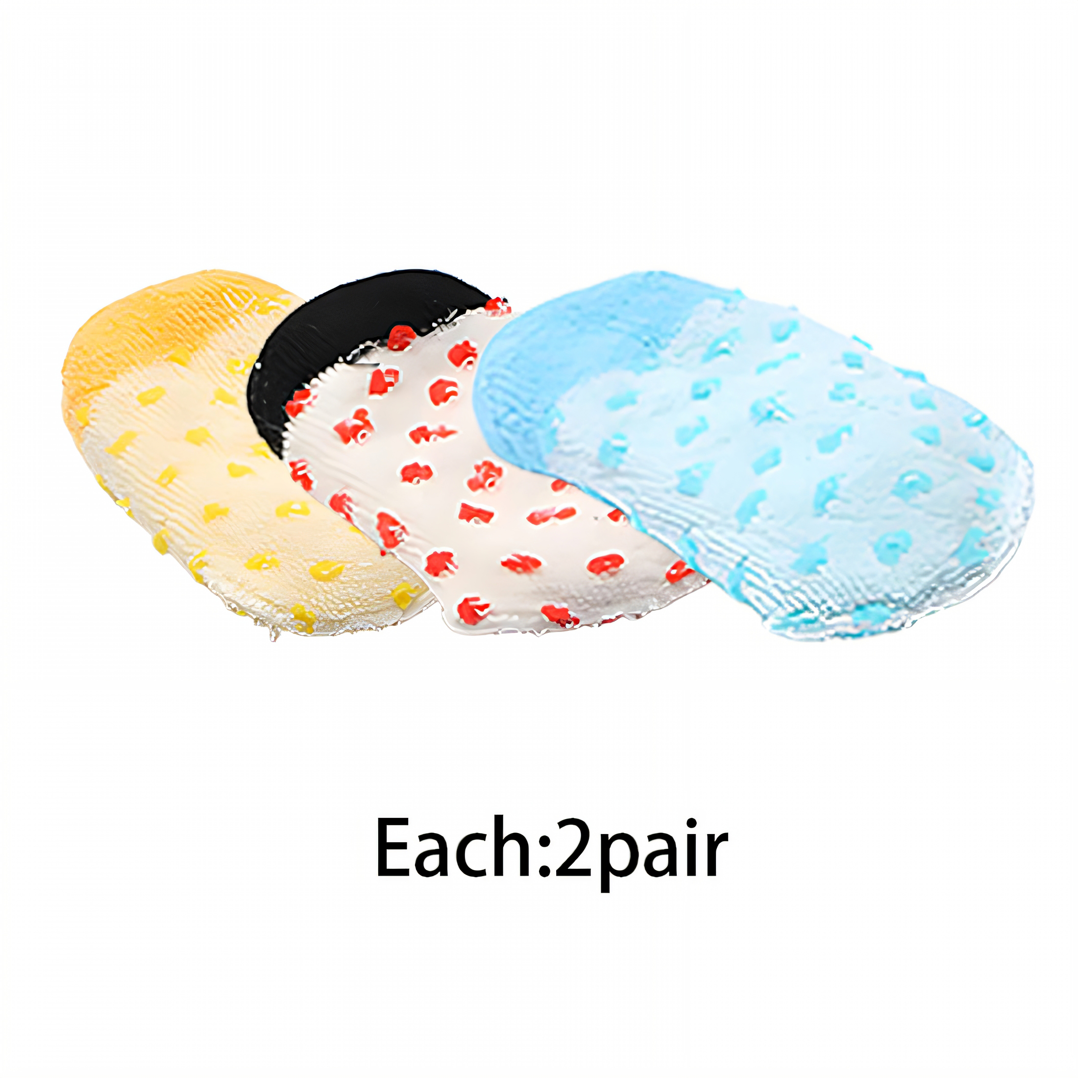 TELOLY 6Pairs Toddler Socks,Keeps Feet Dry Toddler Socks 2T-3T,Safe Fit ...