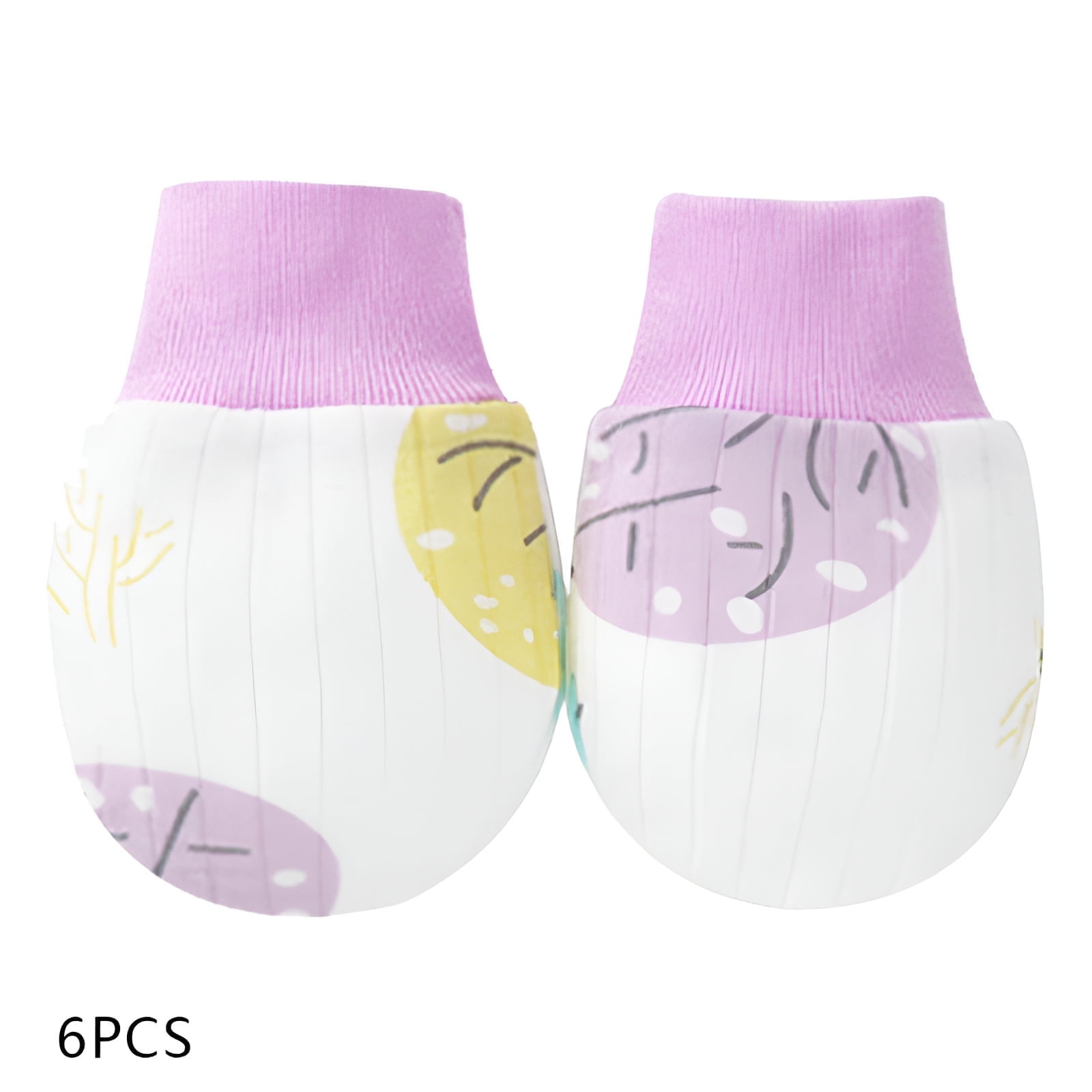 TELOLY 6Pcs Baby Mittens,Cute Design Baby Mittens Newborn,Great Match ...