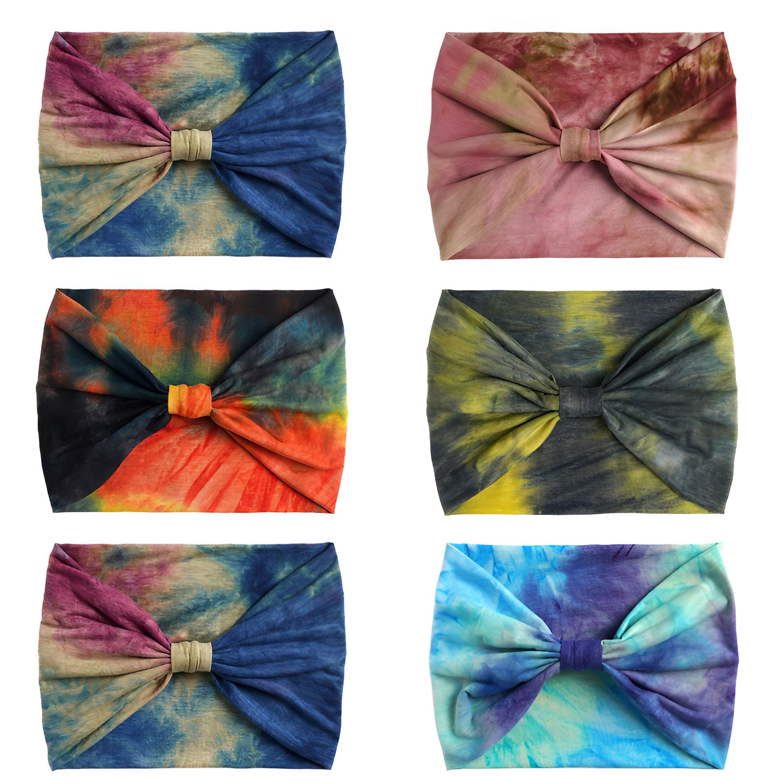 TELOLY 6Pcs Headbands for Women,Gentle-Contact Surface Workout Headbands for Women,Structured ...