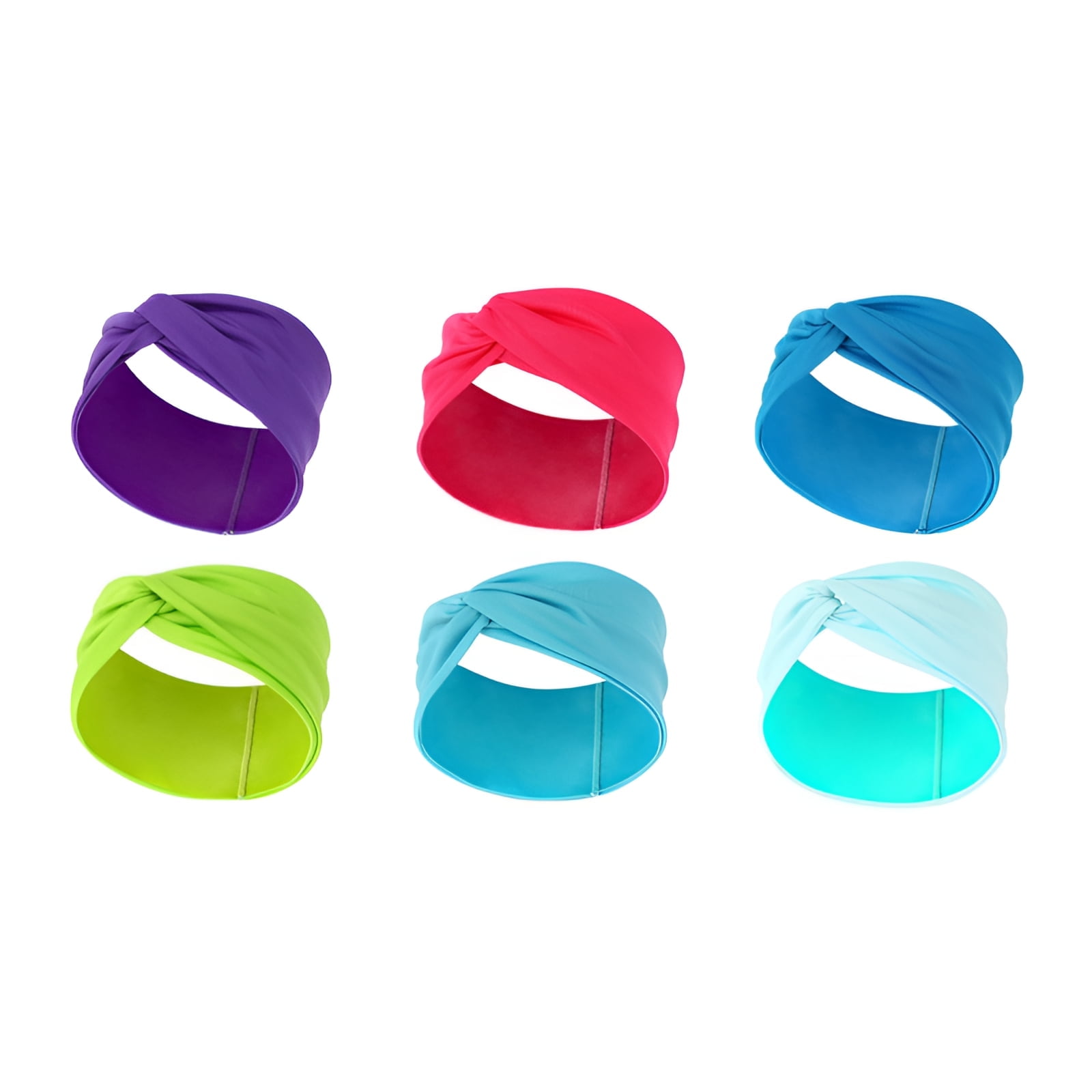 TELOLY 6Pcs Headbands for Women,Polyester Newborn Headband Bows,Fashion ...