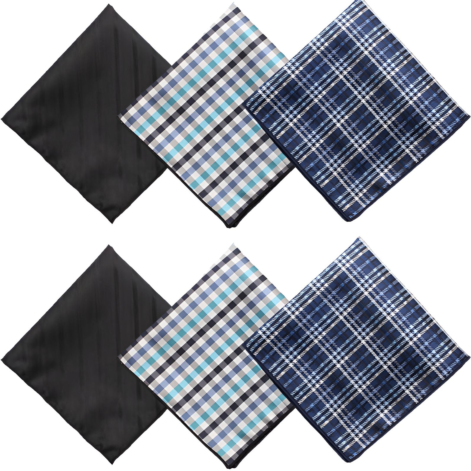 TELOLY 6Pcs Pocket Squares for Men,Easy to Match Pocket Squares for Men ...