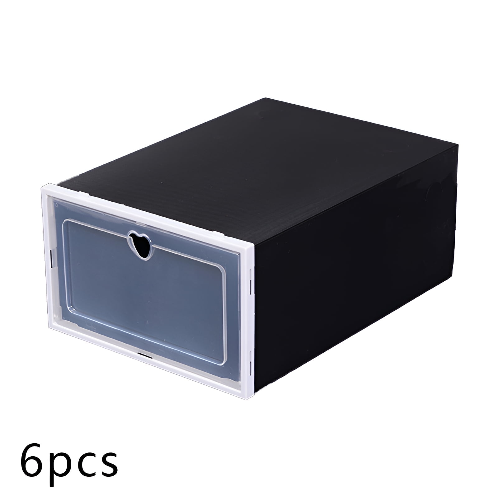 TELOLY 6Pcs Shoe Boxes Bpa-Free Build Clear Shoe Storage Boxes ...