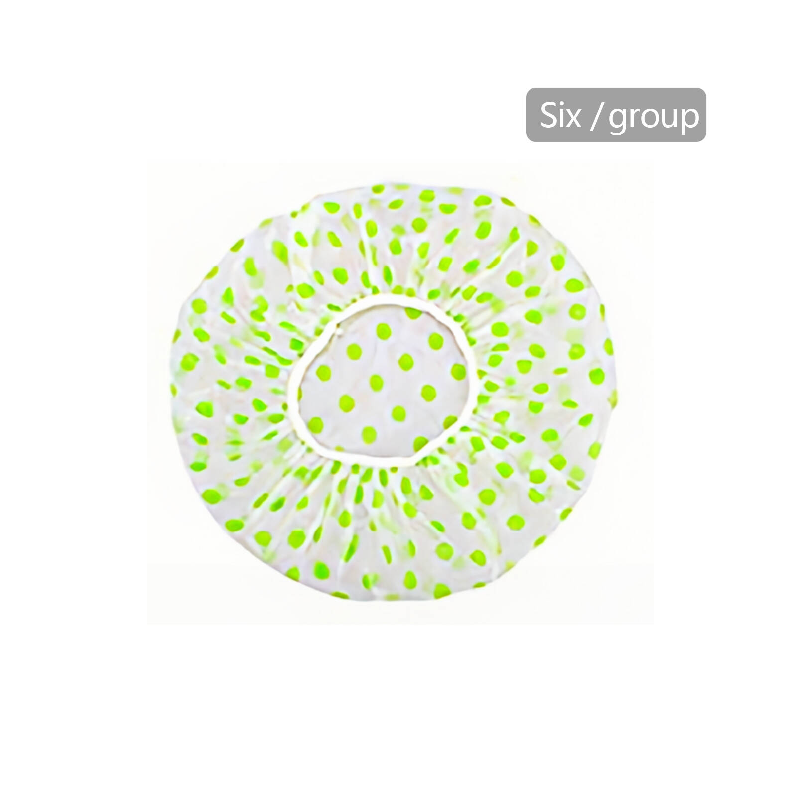 TELOLY 6Pcs Shower Cap Fashion Shower Caps Reusable Shower Cap for ...