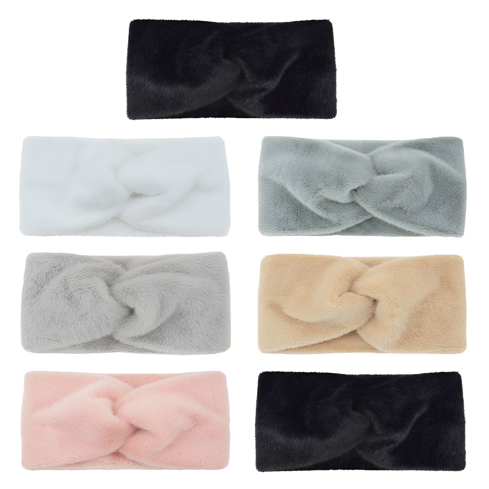 TELOLY 7Pcs Headbands for Women,Polyester Fashion Headbands,Women's ...