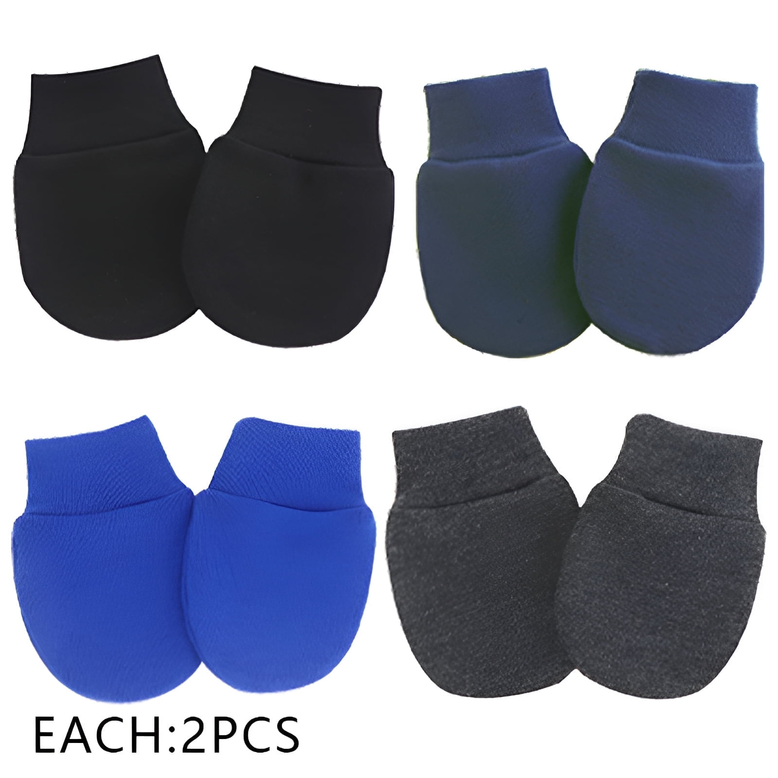 TELOLY 8Pcs Baby Mittens,Simple to Put on and Take Off Baby Mittens ...