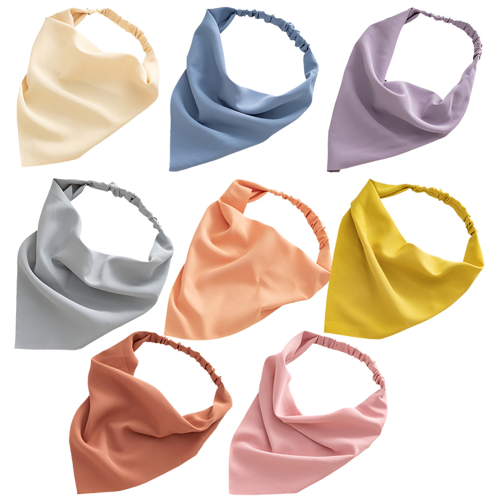 TELOLY 8Pcs Bandanas for Women,Cute Style Bag Scarf,Vacation Style ...