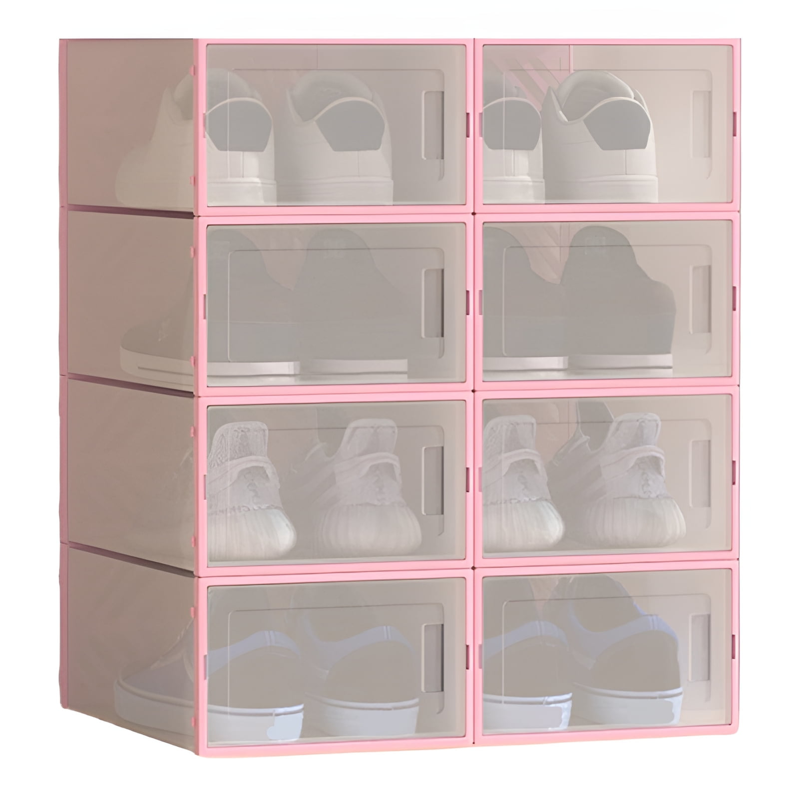 TELOLY 8Pcs Shoe Boxes Stable Combination Shoe Boxes Mold-Resist ...