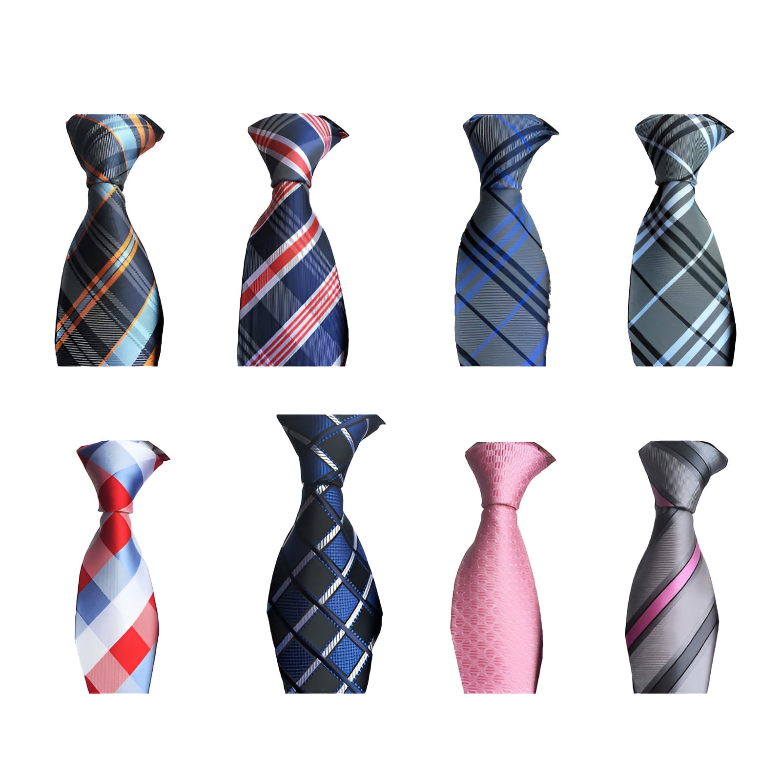 TELOLY 8Pcs Ties for Men,Eco-Friendly Materials Mens Ties,Fine ...