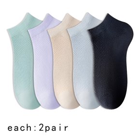 Solax Women's Sweat Absorbing, Cushioned, Cooling Walking Socks, 72% ...