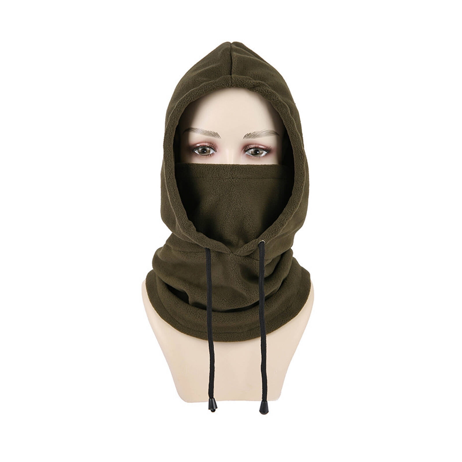 TELOLY Balaclava Face Mask Men High Thermal Insulation Winter Face Mask for Men Adjustable Ear ...