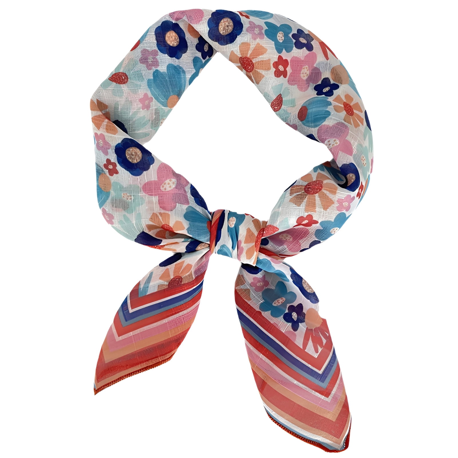 TELOLY 2026 New Bandanas for Women,58cm*58cm Flowers Bandana,Cotton ...