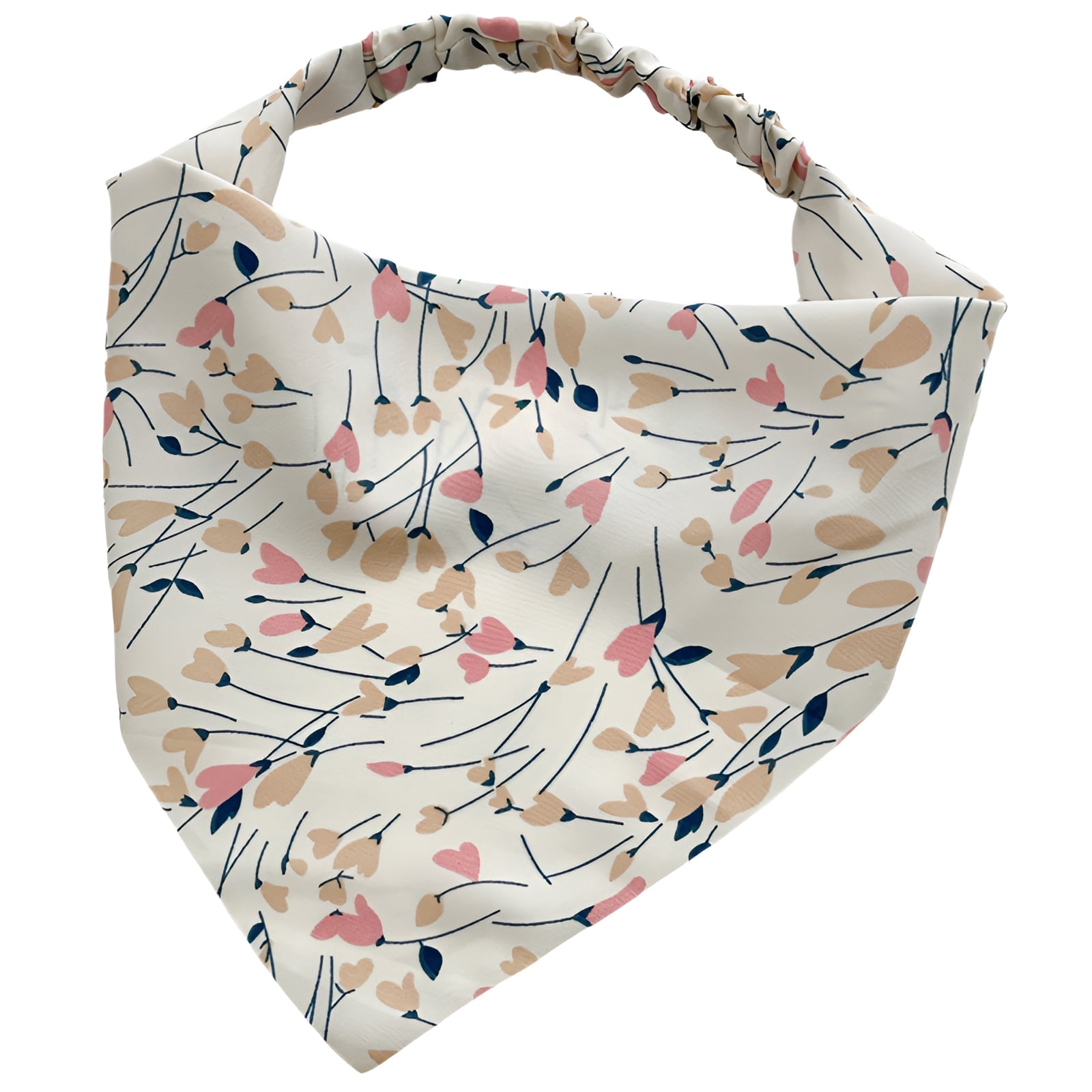 TELOLY Bandanas for Women,Floral Decorative Khaki Bandana,Vacation ...