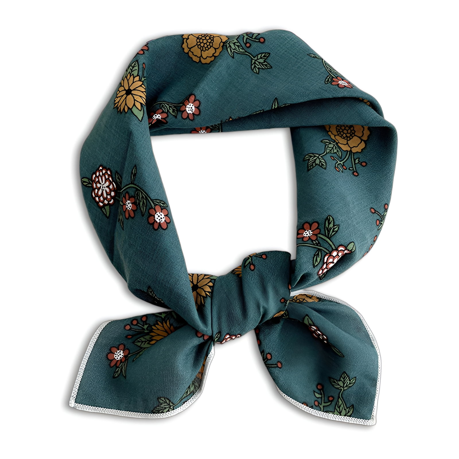 TELOLY Bandanas for Women,Girly Style Blue Bandana,Ladies Bag Scarf ...