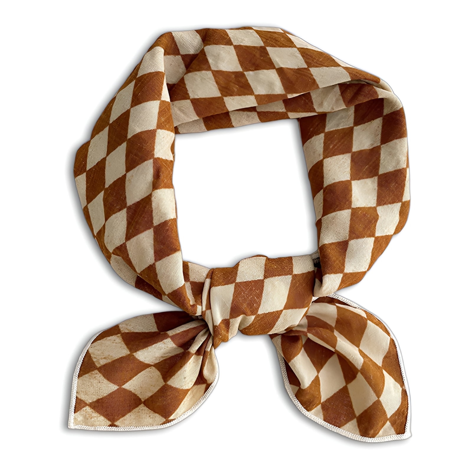 TELOLY Bandanas for Women,Neck Guard Brown Bandana,Ladies Cotton and ...