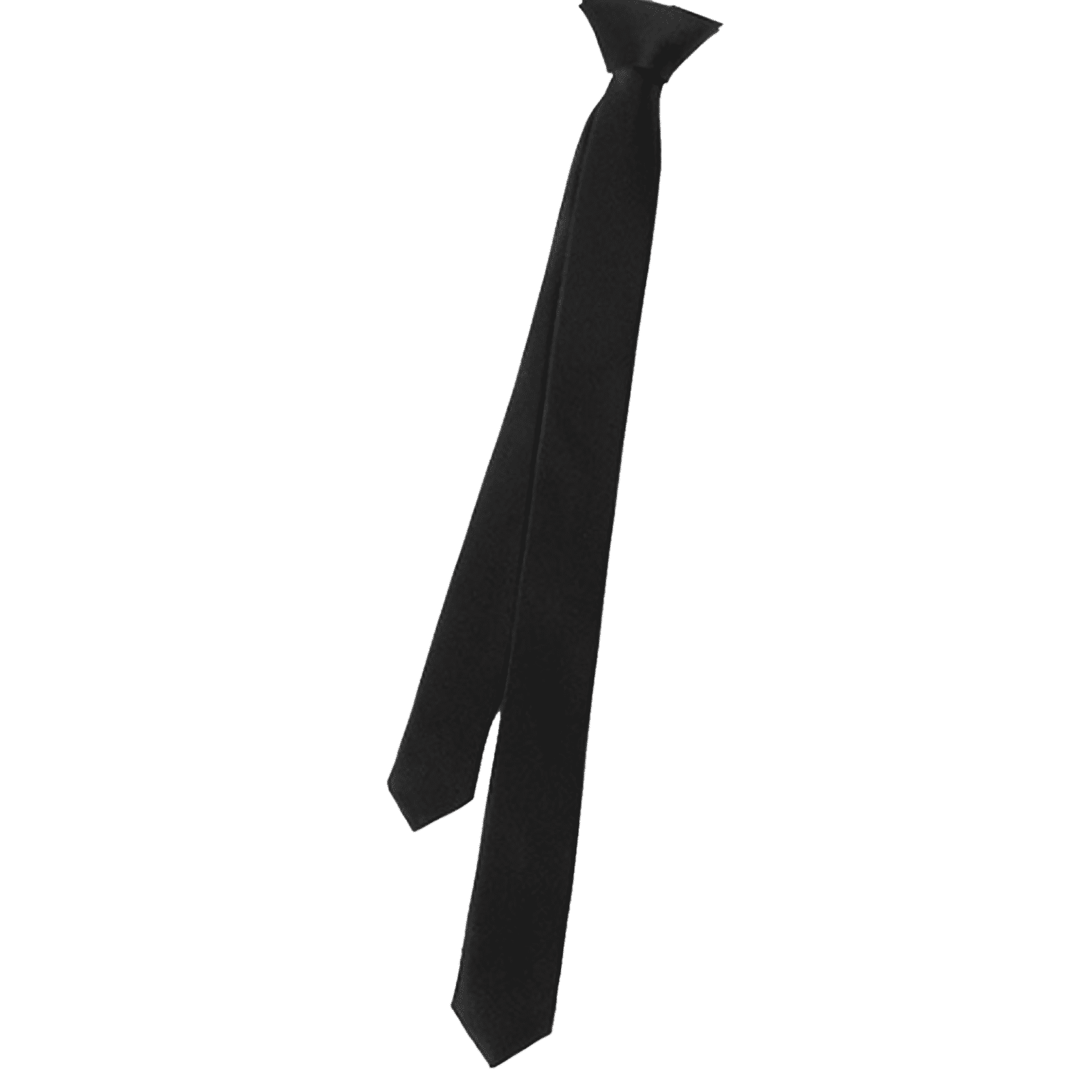 TELOLY Black Tie,Standard Triangular Setting Ties for Men,Convenient ...