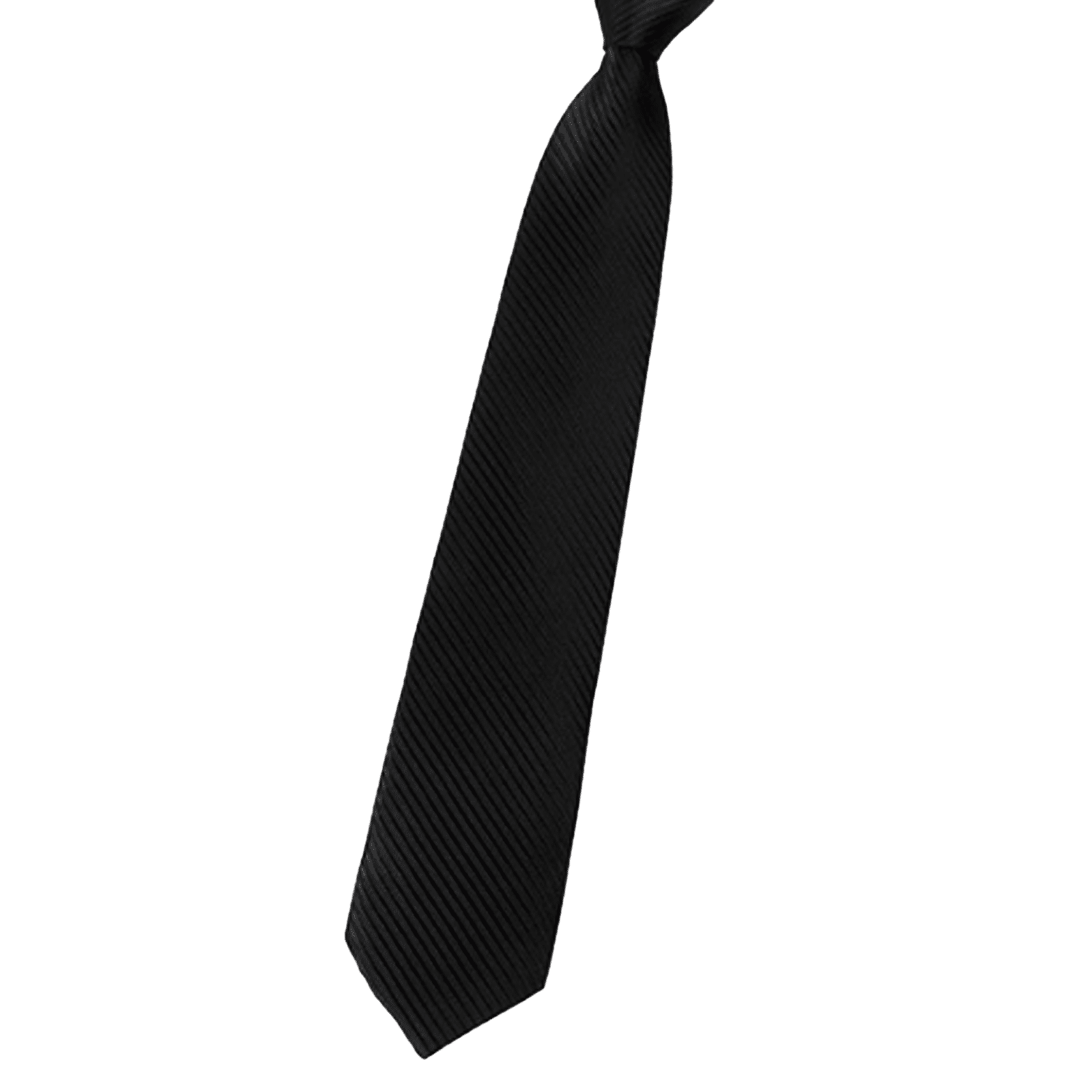 TELOLY Black Tie,Standard Triangular Setting Ties for Men,Convenient ...