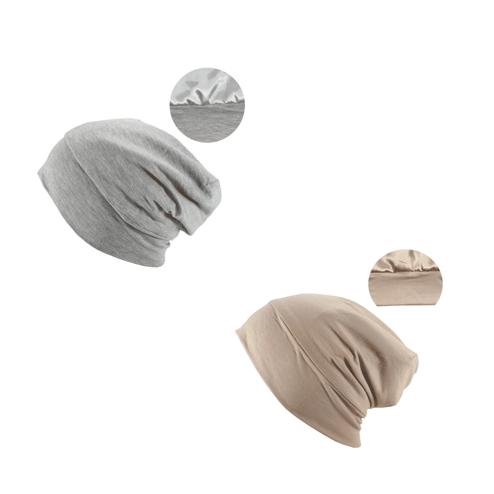 TELOLY Bonnet for Sleeping Suitable for All Seasons Satin Bonnet Solid ...