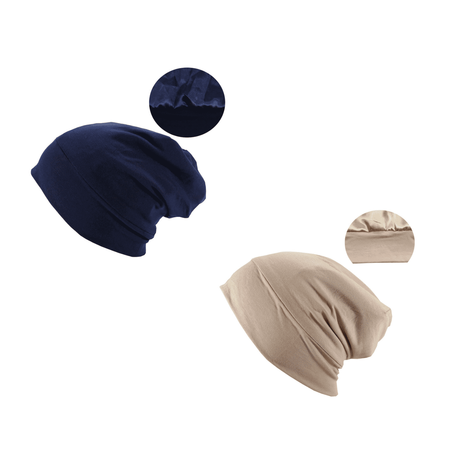 TELOLY Bonnet for Sleeping Suitable for All Seasons Satin Bonnet Solid ...