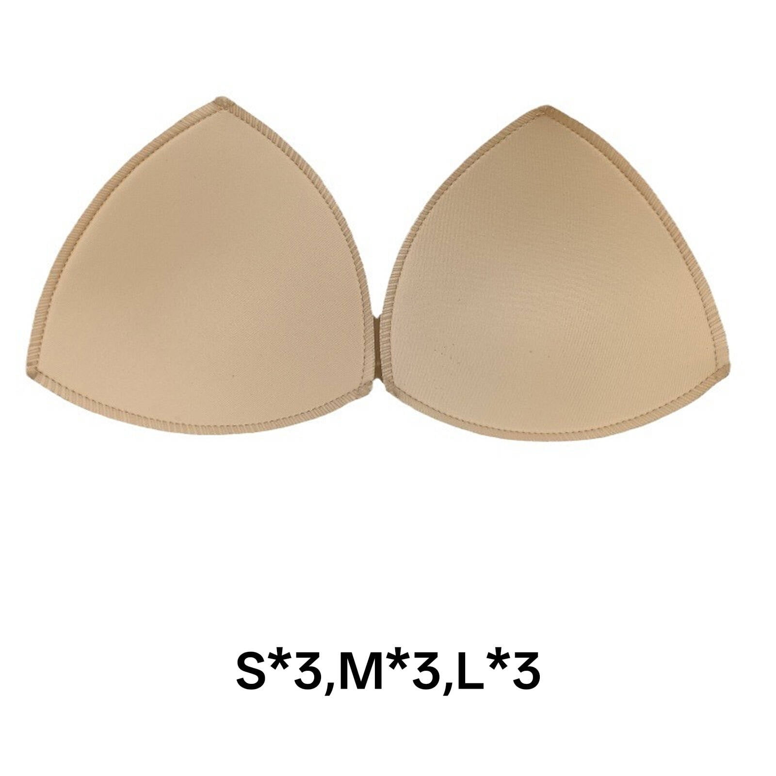 TELOLY Bra Inserts,Breathable and Comfortable, Contoured Fit Bra Pads ...