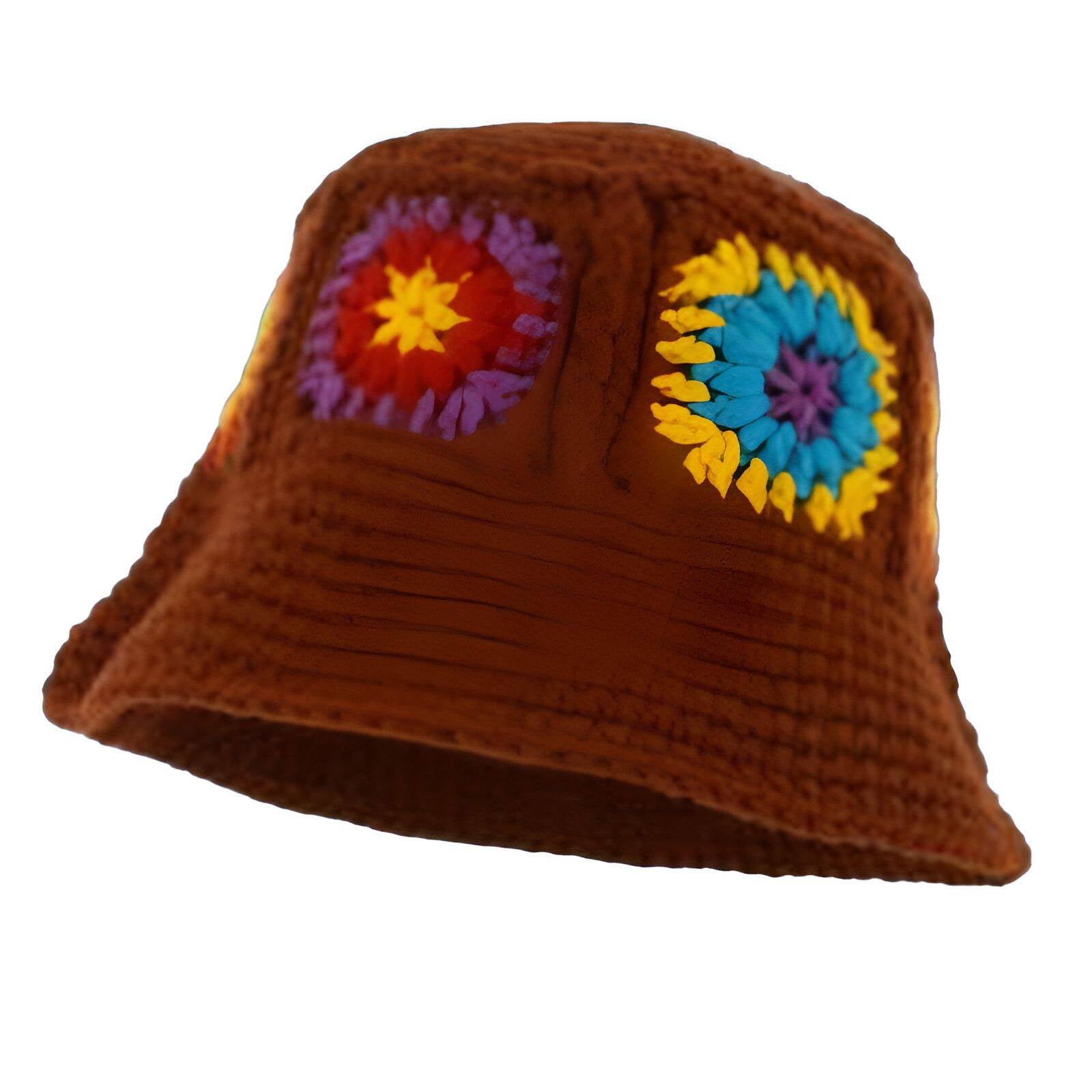 TELOLY Bucket Hat,Cozy Fit Crochet Hats for Women,Keeps Warm Crochet ...