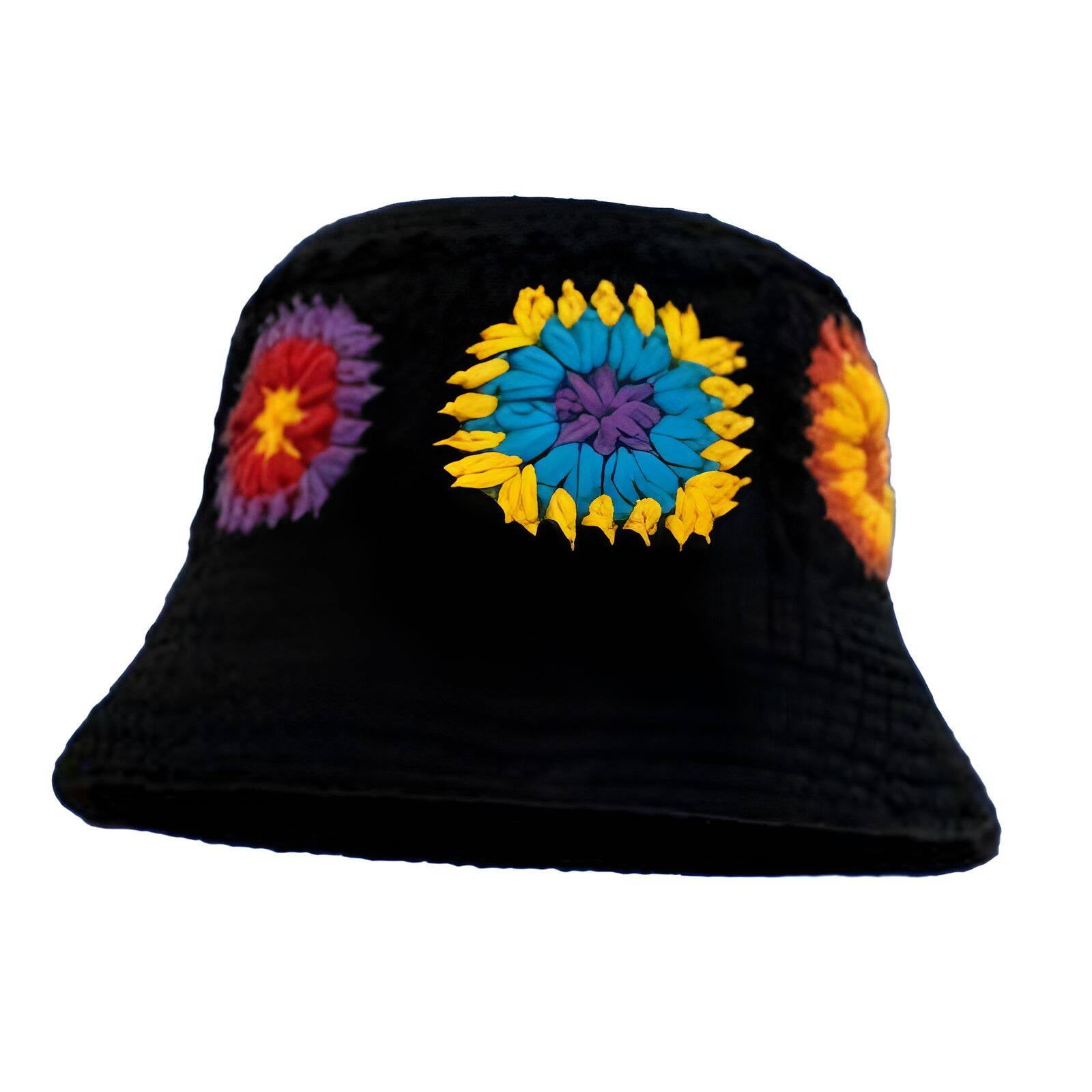 TELOLY Bucket Hat,Cute and Fun Crochet Hat,Adds Charm to Style Womens ...