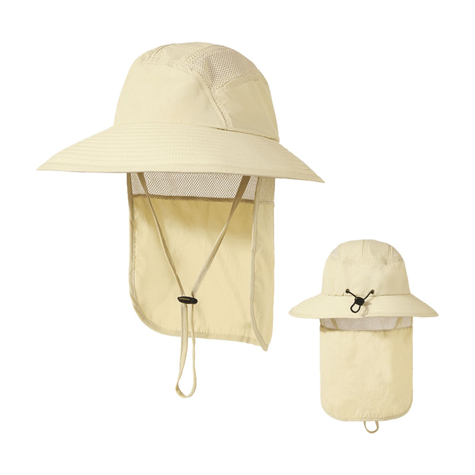 TELOLY Bucket Hats for Men,Mesh Curtain Design Wide Brim,Rain ...