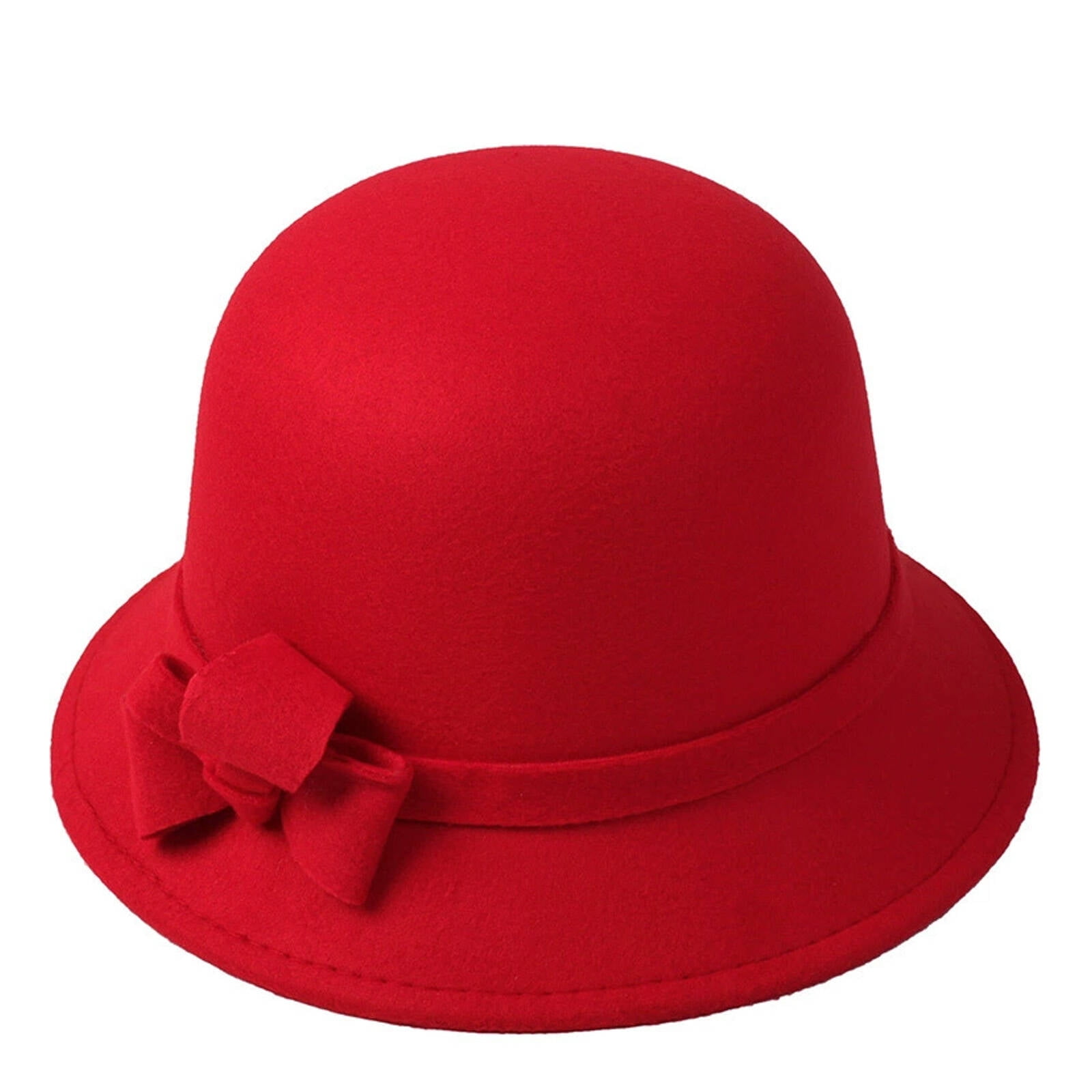 TELOLY Bucket Hats for Woman Fashion Design Wool Hat Elegant Gift ...