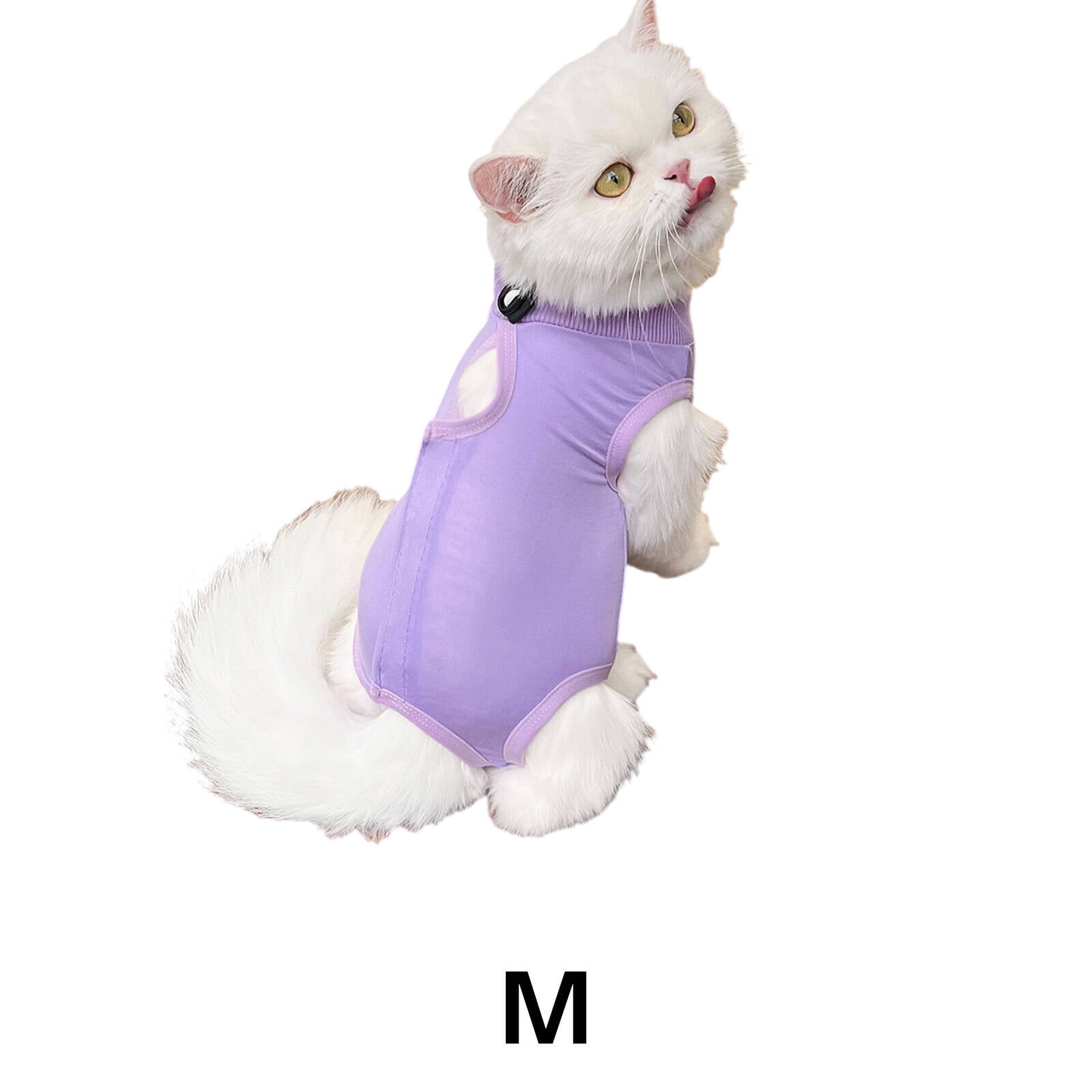 TELOLY Cat Clothes,Secure Fit Cat Recovery Suit,Isolates External ...